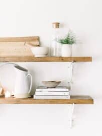 22 Floating Shelf Styling Ideas » Lady Decluttered