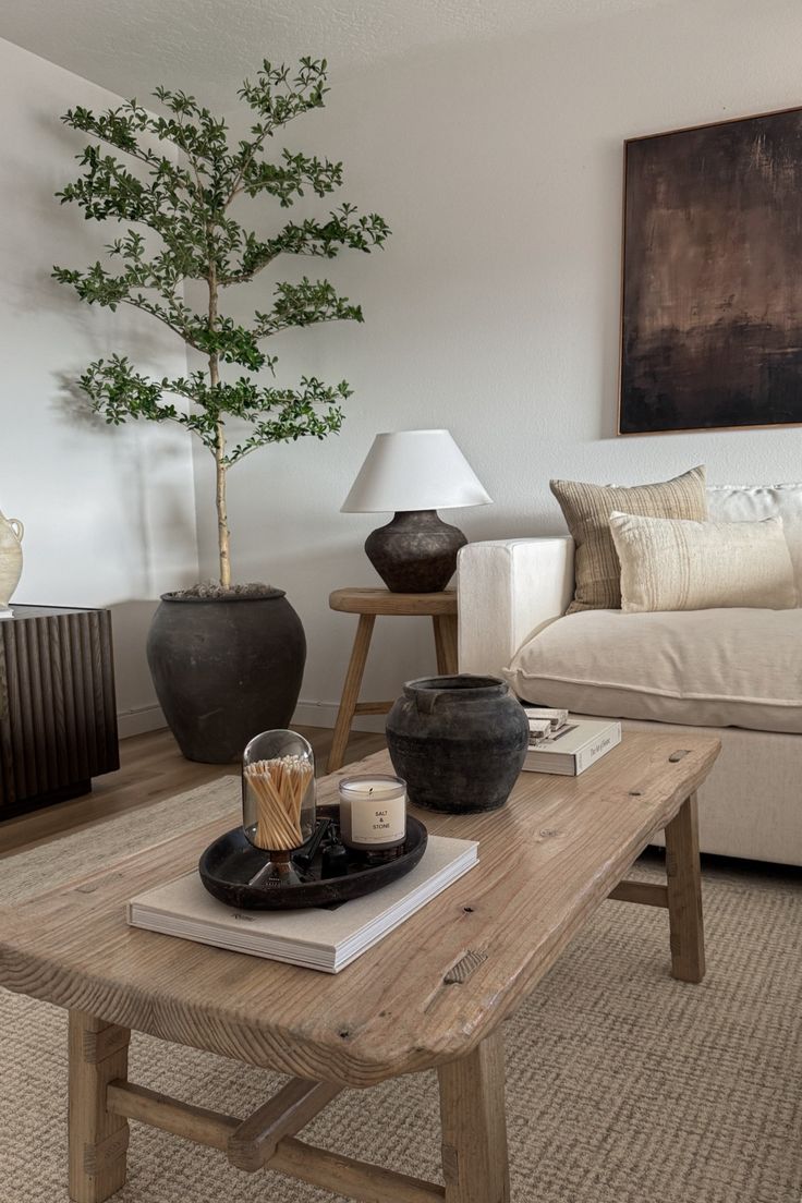 22 Earthy Living Room Decorating Ideas » Lady Decluttered