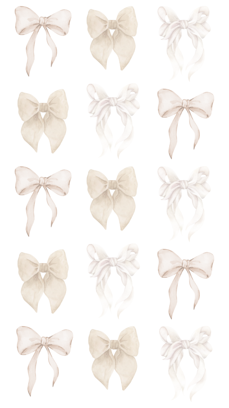 20 Neutral Bow Phone Wallpapers » Lady Decluttered