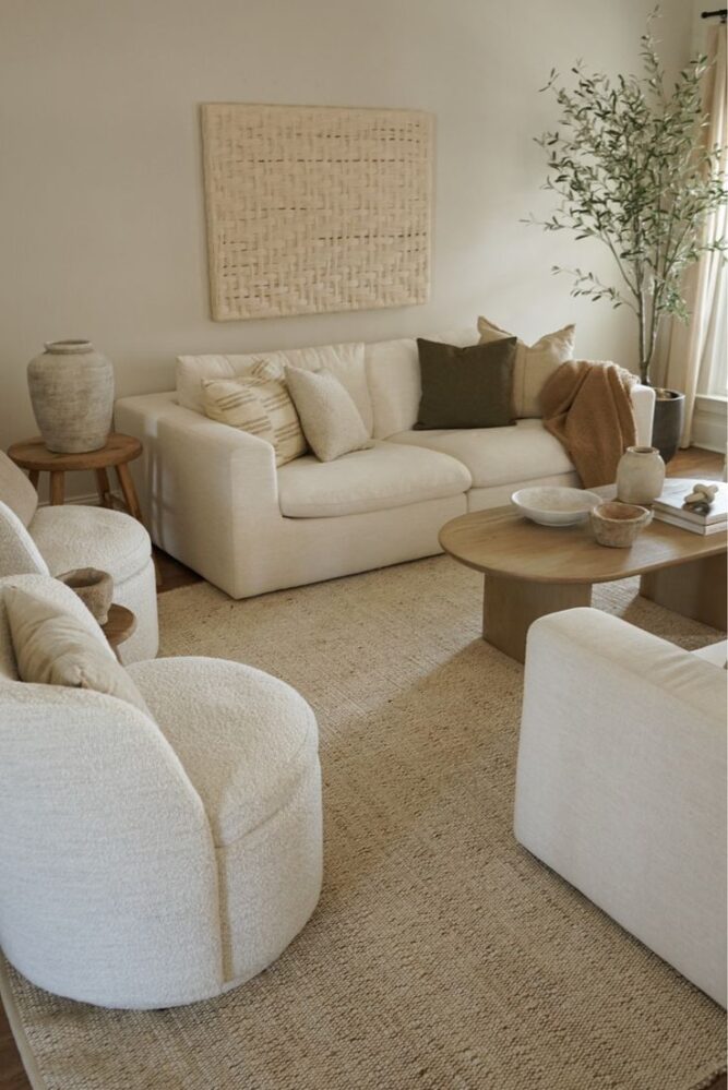 22 Earthy Living Room Decorating Ideas » Lady Decluttered