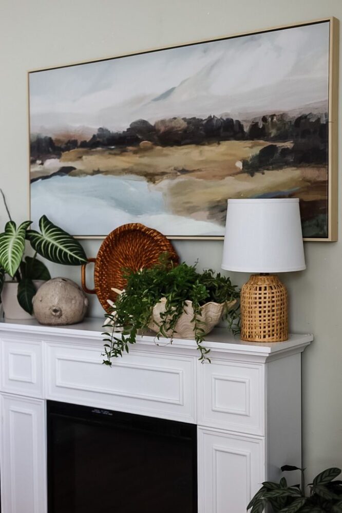 16 Summer Fireplace Mantel Decor Ideas » Lady Decluttered