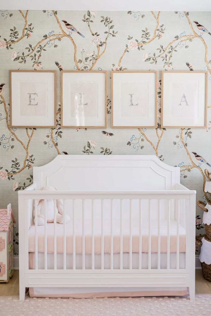 24 Nursery Wall Paper Ideas » Lady Decluttered