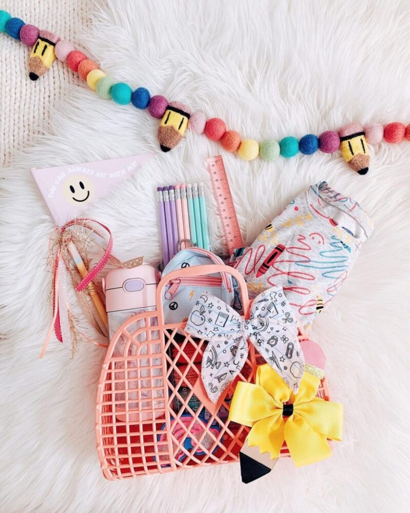 20 Cute Back to School Baskets » Lady Decluttered
