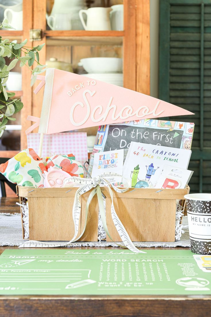 20 Cute Back to School Baskets » Lady Decluttered