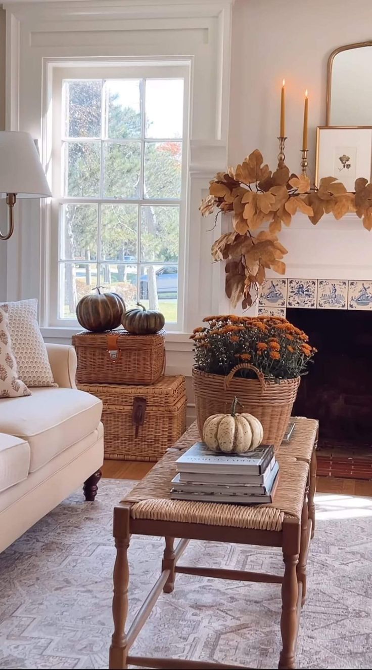 20 Earthy Organic Fall Home Decor Ideas » Lady Decluttered