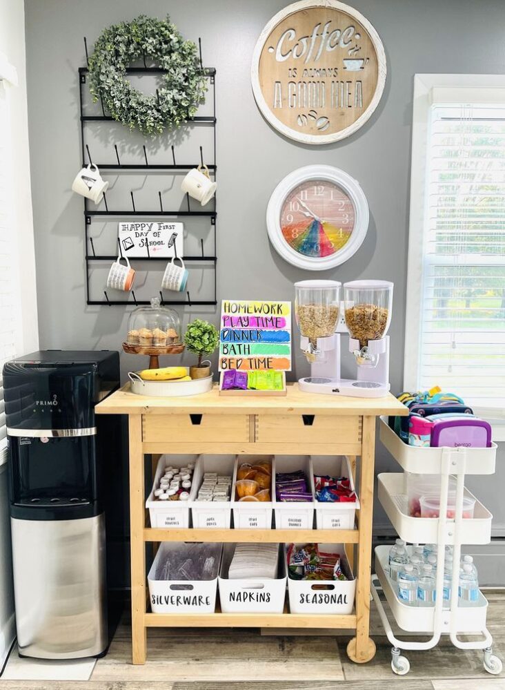 20 After School Snack Station Ideas » Lady Decluttered