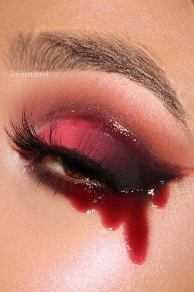 20 Easy Halloween Eye Makeup Ideas Lady Decluttered